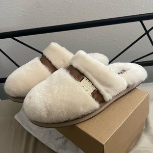 UGG | Shoes | New Ugg Dalla Cream Sheepskin Slippers | Poshmark